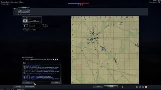 Version 1.99.0.51 Realistic Battles, [Domination] Wallonia Spawn points ...
