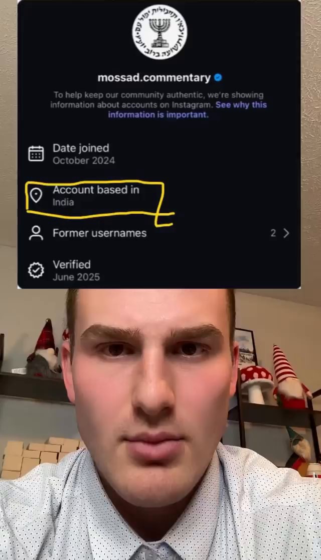 Mossad.commentary @ To help keep our community authentic, we're showing ...