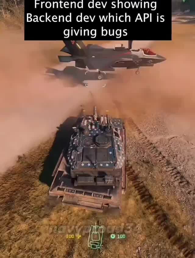 Rrontend dey showing Backend dev which API is I giving bugs I - iFunny