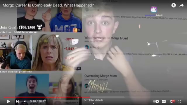 Morgz! Career Is Completely Dead. What Happened Morgz Mum? 'Overtaking ...
