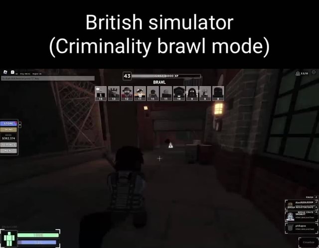 British simulator (Criminality brawl mode) - iFunny