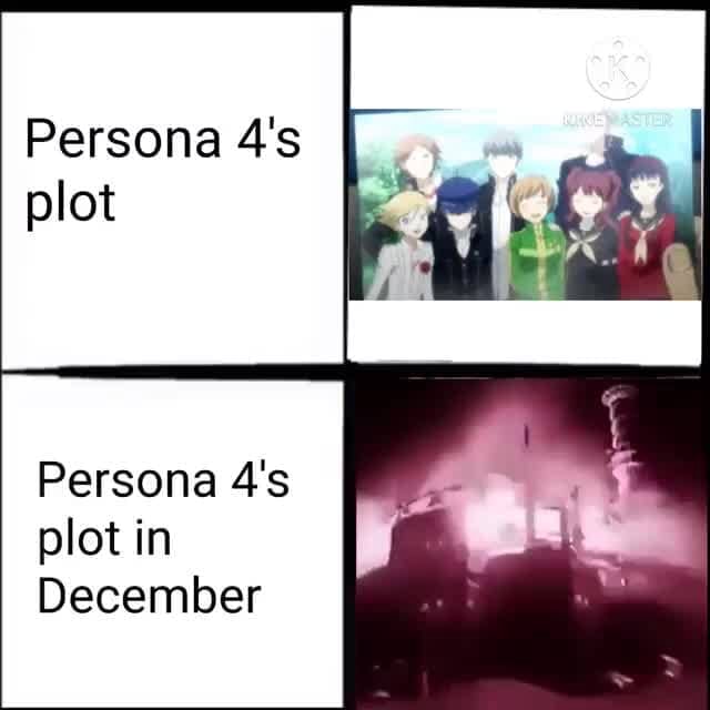 Persona plot Persona plot in December - iFunny