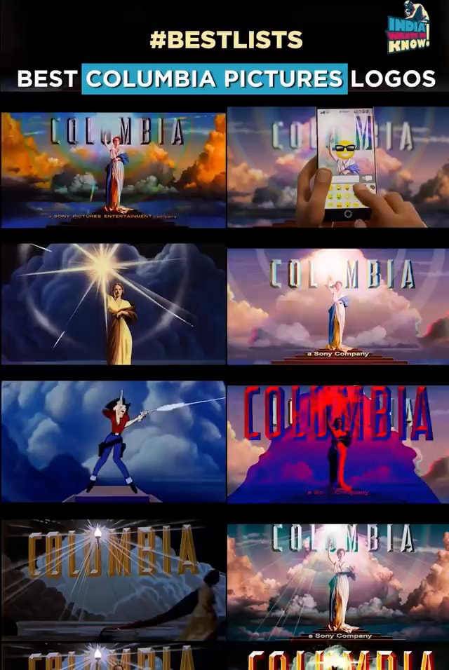 LISTS BEST COLUMBIA PICTURES LOGOS - iFunny