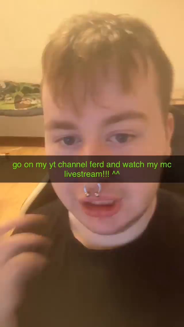 Go on my yt channel ferd and watch my mc livestream!!! 44 - iFunny