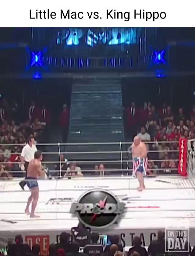 Little Mac vs. King Hippo - iFunny