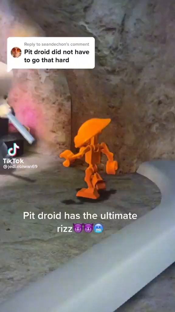 Te Pit droid did not have to go that hard Pit droid has the ultimate ...