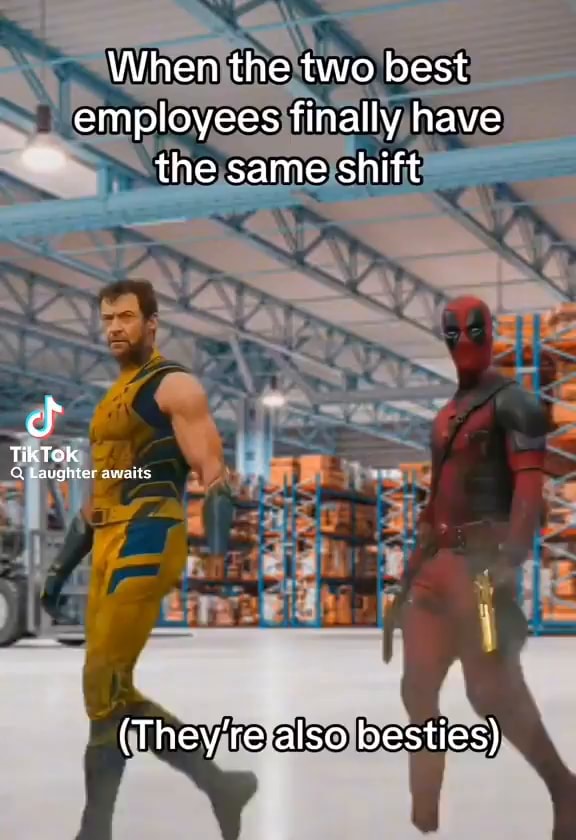 When the two best employees finally have the same shift TikTok & fer awaiis (They're also ...