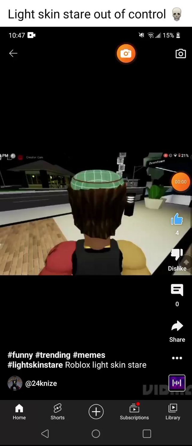 Light skin stare out of control 15% & (e) Dislike Share #funny # ...