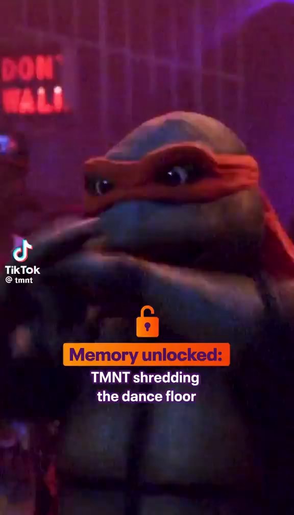 TikTok tmnt Memeny TMNT shredding the dance floor - iFunny
