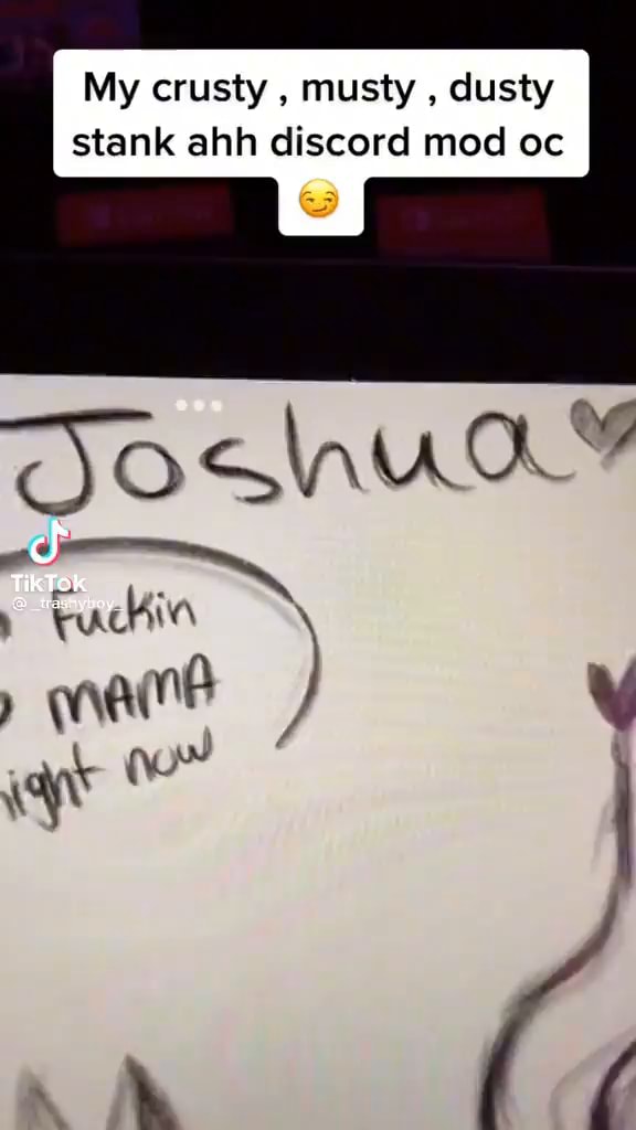 My crusty , musty , dusty stank ahh discord mod oc " name - )