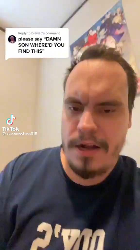 Please say "DAMN SON WHERE'D YOU FIND THIS" TikTok - iFunny