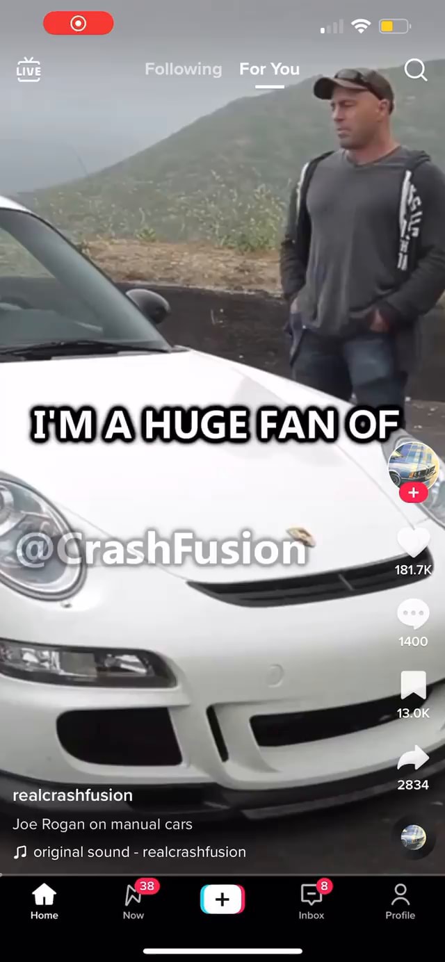 For You realcrashfusion Joe Rogan on manual cars original sound ...