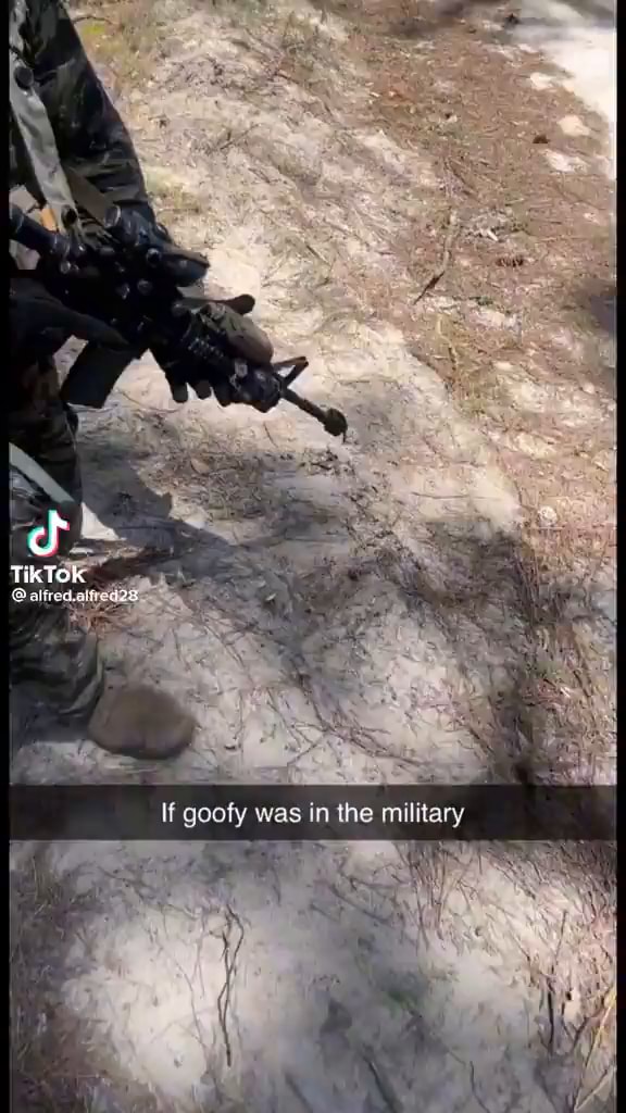 Goofy was in the military - iFunny