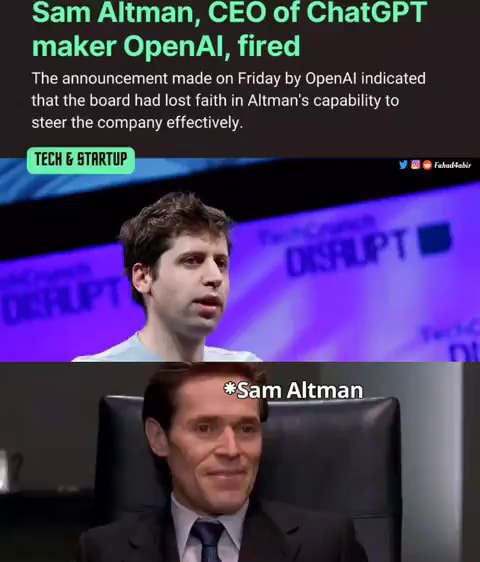Sam Altman, CEO of ChatGPT maker OpenAl, fired The announcement made on ...