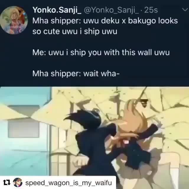 Guy Mha shipper: uwu deku x bakugo looks © so cute uwu i ship uwu Me ...