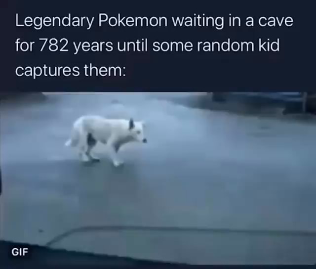 Legendary Pokemon waiting in a cave for 782 years until some random kid ...