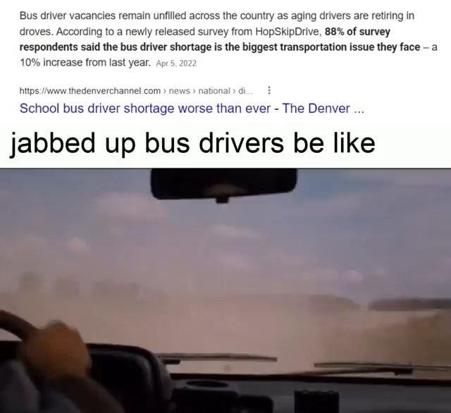 Bus driver vacancies remain unfilled across the country as aging ...