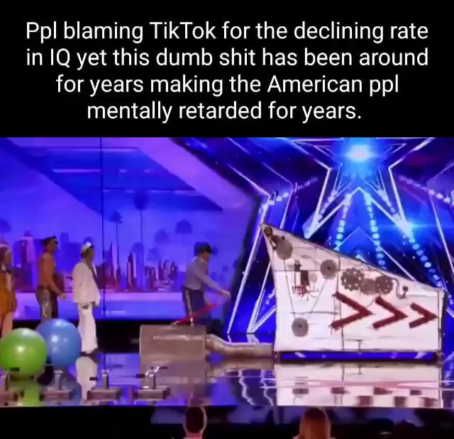 Pp! blaming TikTok for the declining rate in yet this dumb shit has ...