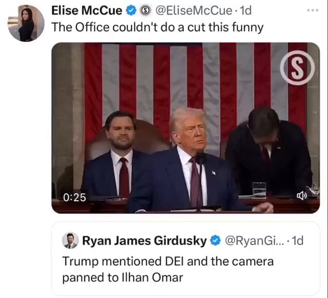 Elise McCue @EliseMcCue: td The Office couldn't do a cut this funny ...