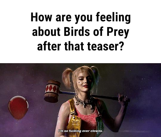 How are you feeling about Birds of Prey after that teaser? - iFunny