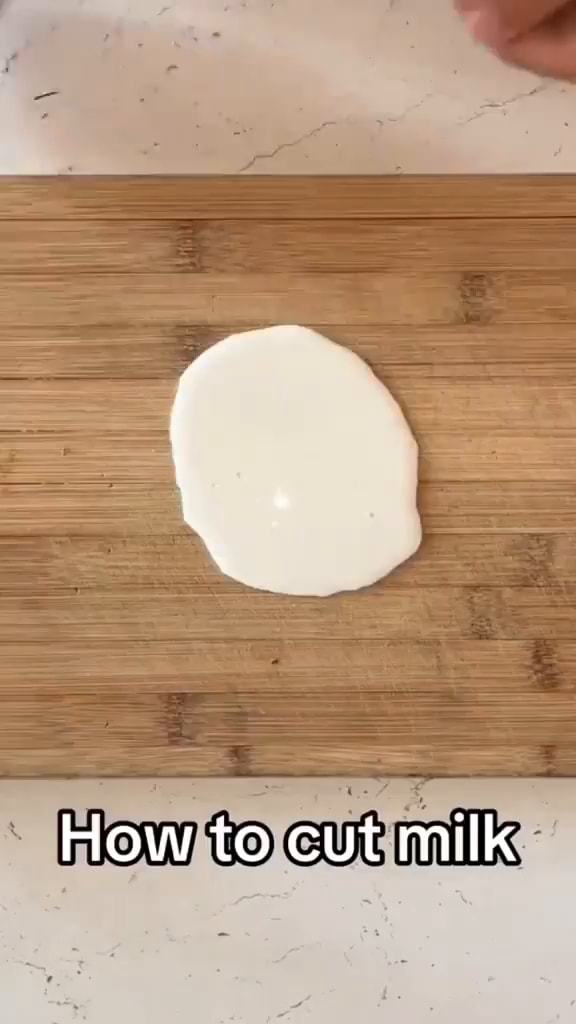 How to cut milk - iFunny