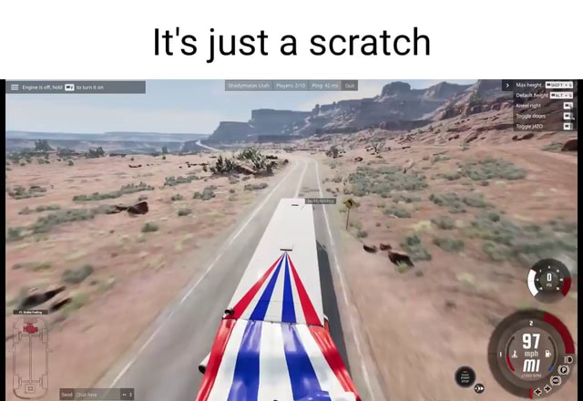It's just a scratch Shadymiotas Uiah I Ping: cuit - iFunny