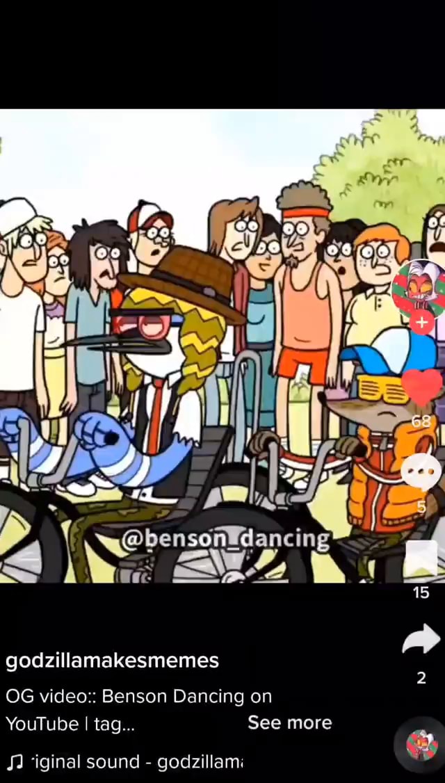 Ra_ gm, ~S EF) godzillamakesmemes OG video:: Benson Dancing on YouTube ...