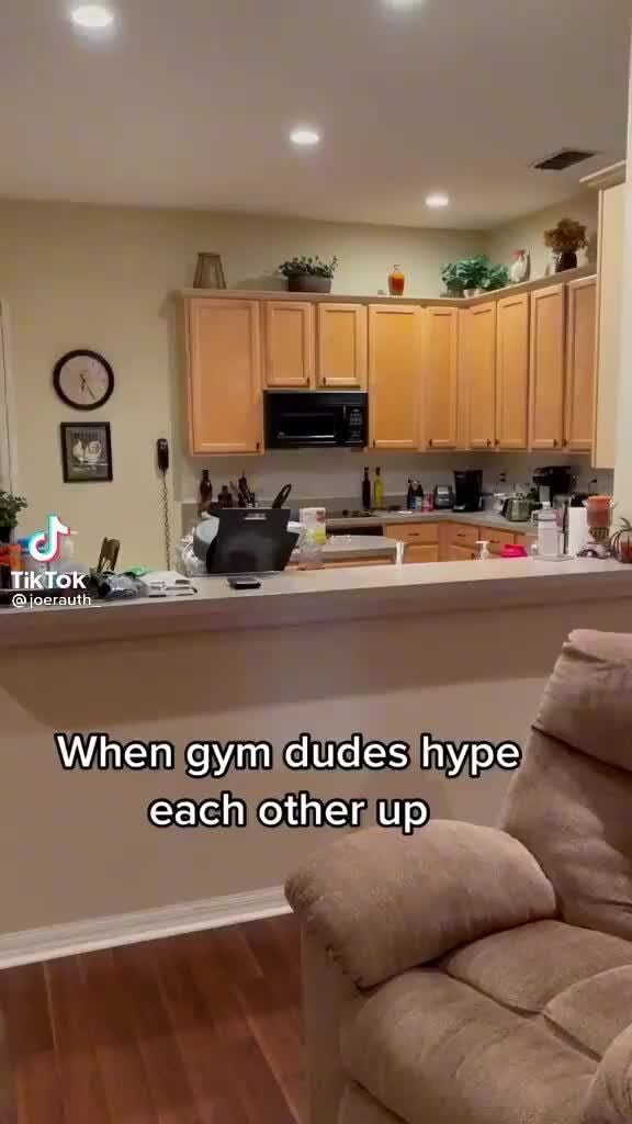 TikTOk When gym dudes hype each other up - iFunny