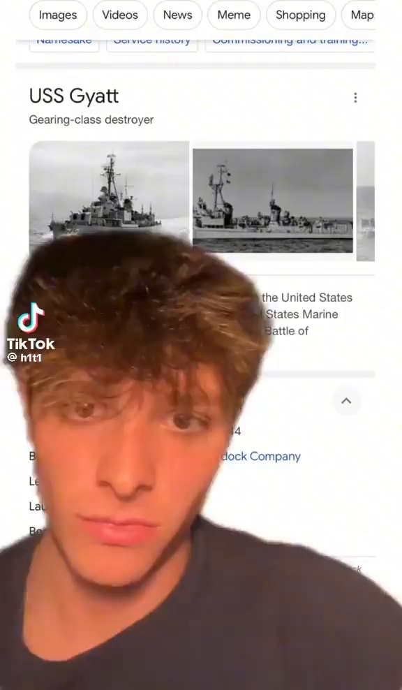 Images Videos News Meme Shopping Map USS Gyatt Gear destroyer the ...