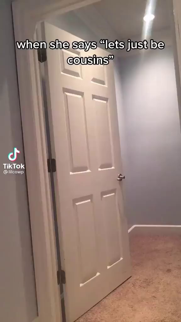 When she says "lets just be cousins" cf TikTok - iFunny