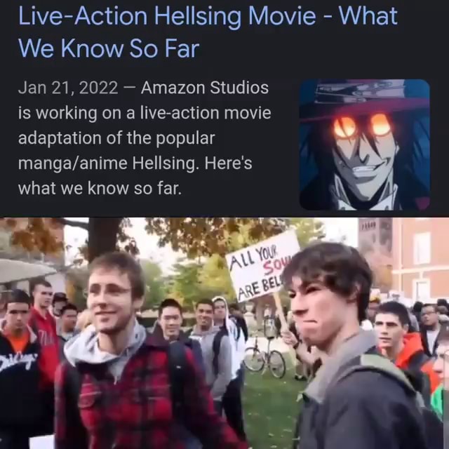 Live-Action Hellsing Movie - What We Know So Far Jan 21, 2022 - Amazon ...