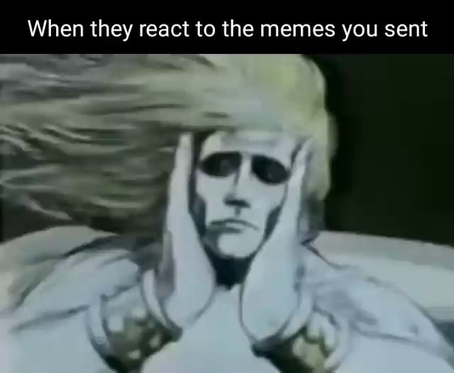 When they react to the memes you sent - iFunny