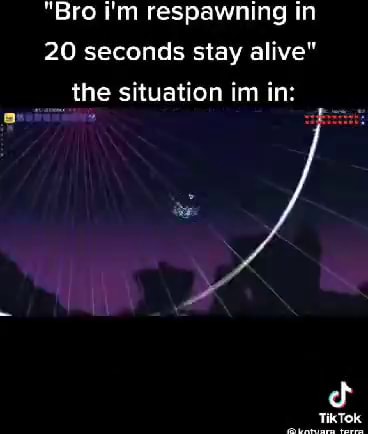 "Bro i'm respawning in 20 seconds stay alive" the situation im in: - iFunny