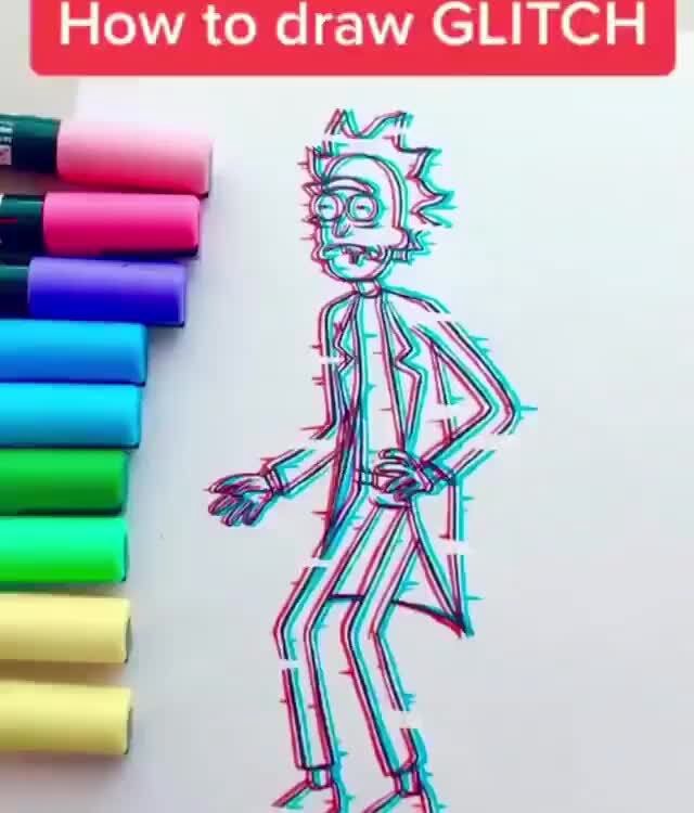 How to draw GLITCH - iFunny