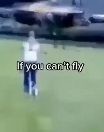 If you cant fly - iFunny