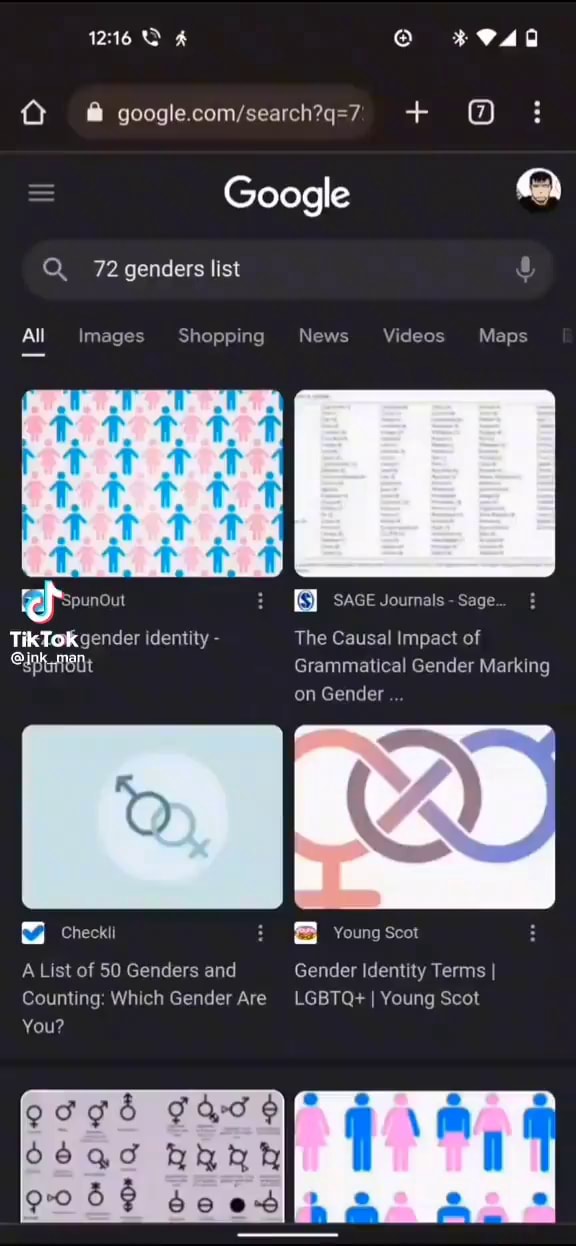 1216 f@ = Google Qa 72 genders list All Images Shopping News Videos ...