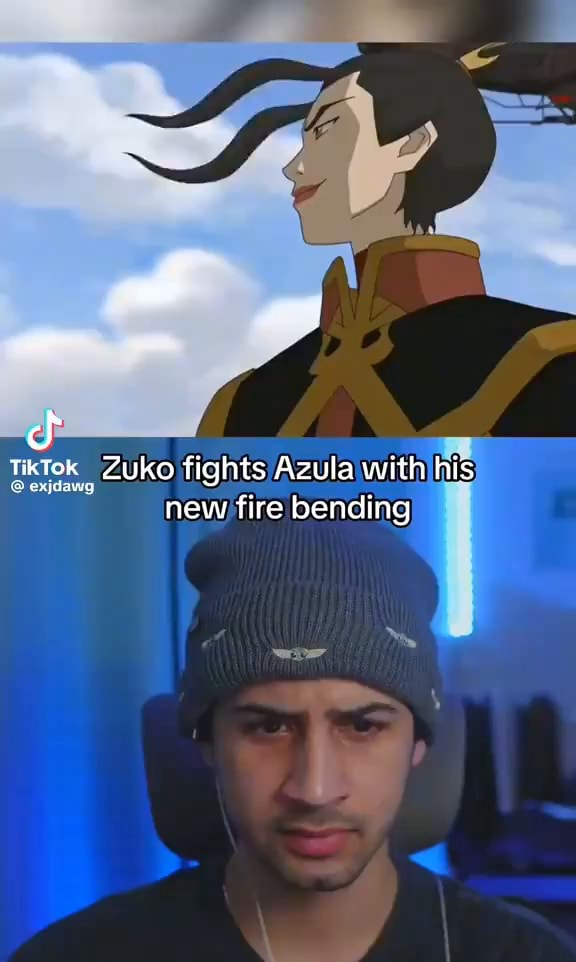 Cf tkTox Zuko fights Azula with his new fire bending - iFunny