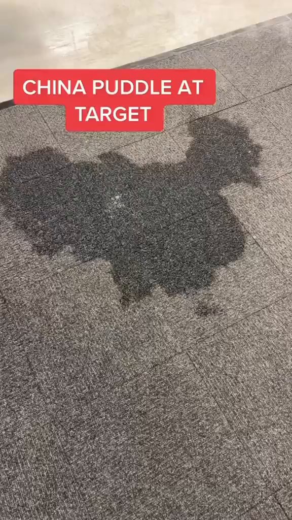 CHINA PUDDLE AT TARGET - iFunny