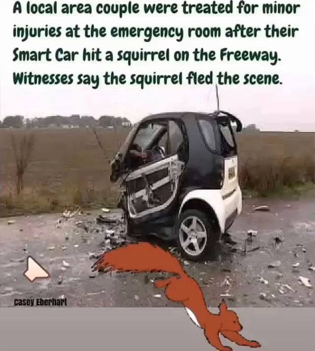 A local area couple were treated for minor injuries at the emergency ...