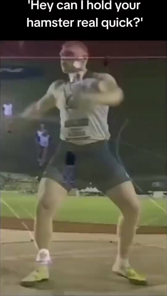 'Hey can I hold your hamster real quick?' - iFunny