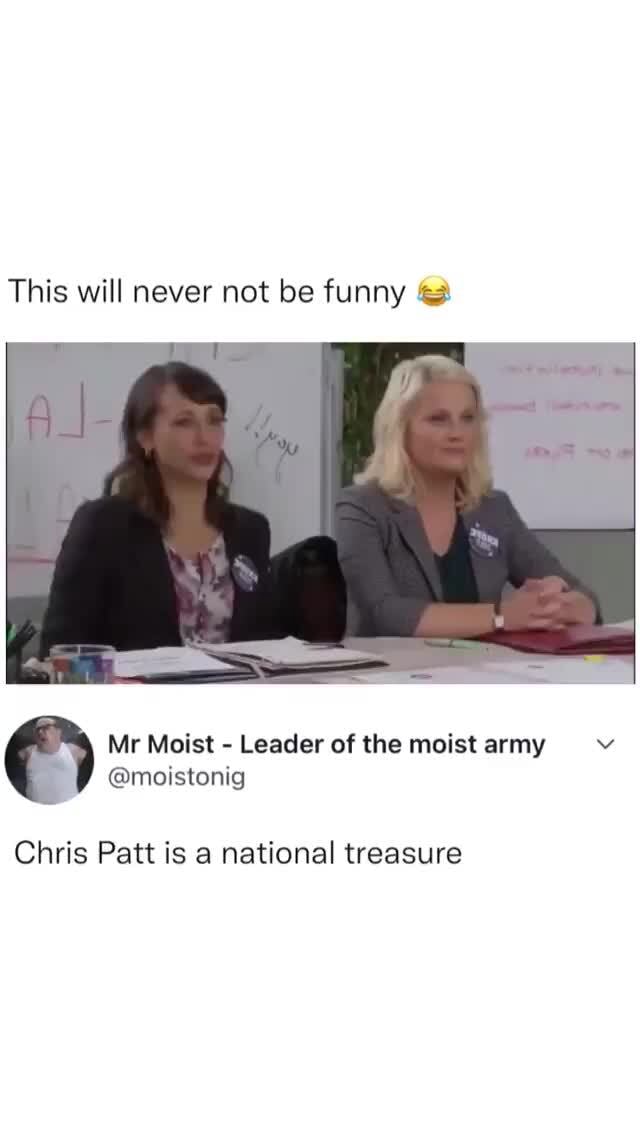 This will never not be funny & Mr Moist = Leader of the moist army ...