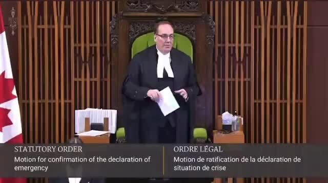 STATUTORY ORDER ORDRE AL Motion for confirmation of the declaration of ...