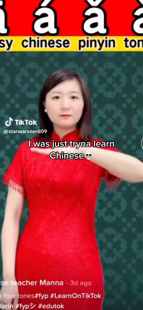 Aa sy chinese pinyin to ch TikTok @starwarsnerd09 was just tryna learn ...