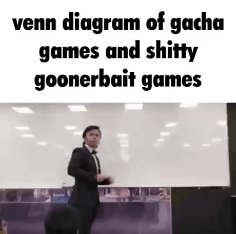 Venn diagram of gacha games and shitty goonerbait games - America’s ...