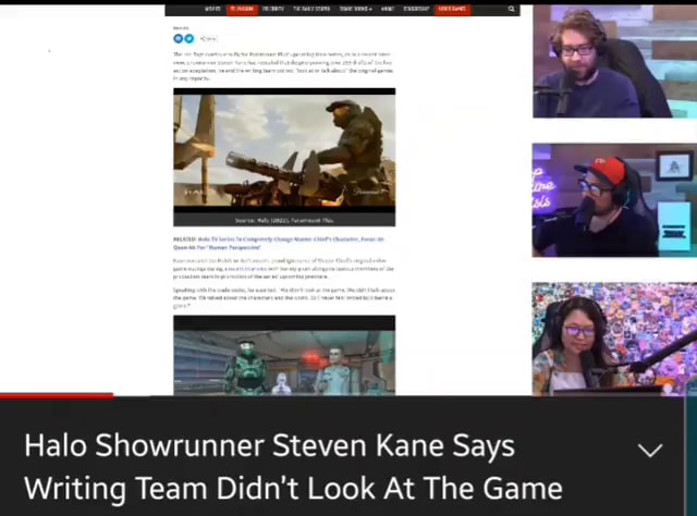 Halo Showrunner Steven Kane Says Writing Team Didn't Look At The Game ...