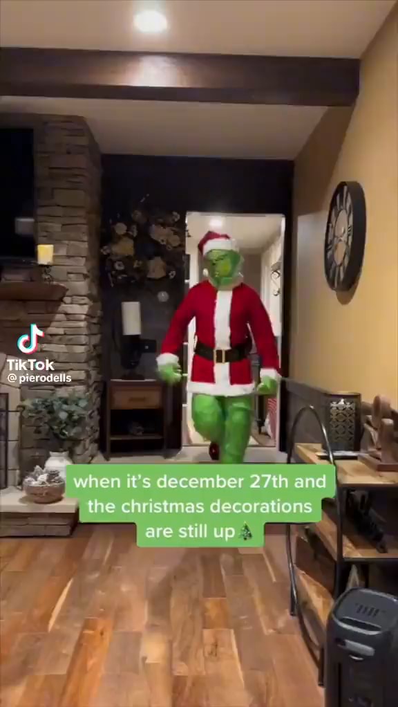 When it's december 27th and the christmas decorations are still up ...