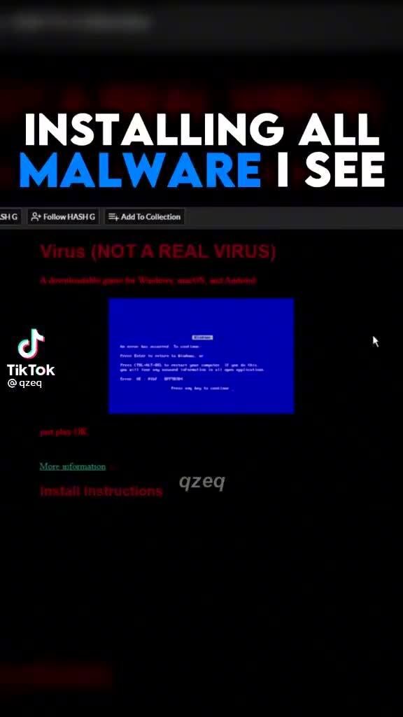 INSTALLING ALL MALWARE SEE FollowHASHG Add ToCollection TikTok @qzeq ...