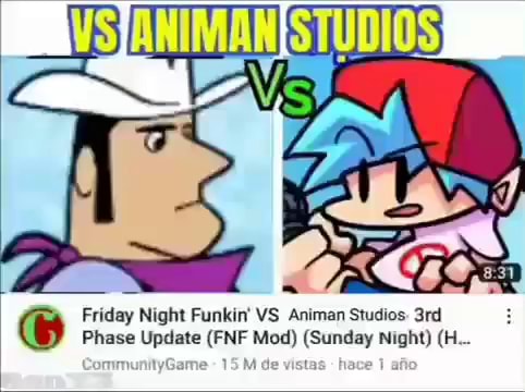 Friday Night Funkin' VS Animan Studios. Phase Update (FNF Mod) (Sunday ...