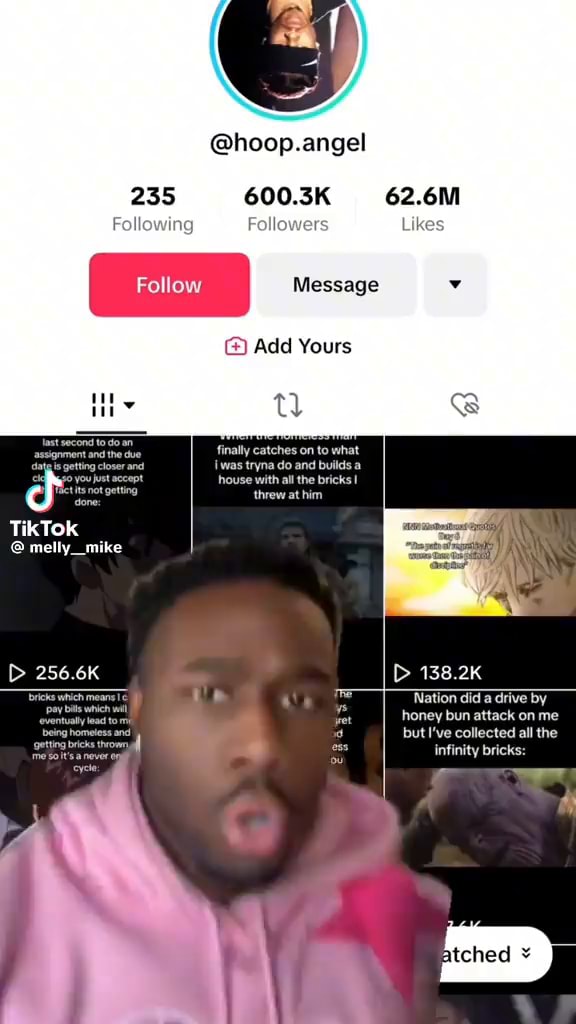 @hoop.angel 235 600.3K 62.6M Follower Message Add Yours finally catches ...