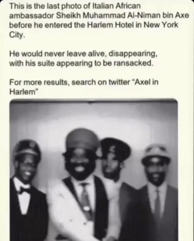 This is the last photo of Italian African ambassador Sheikh Muhammad Al ...